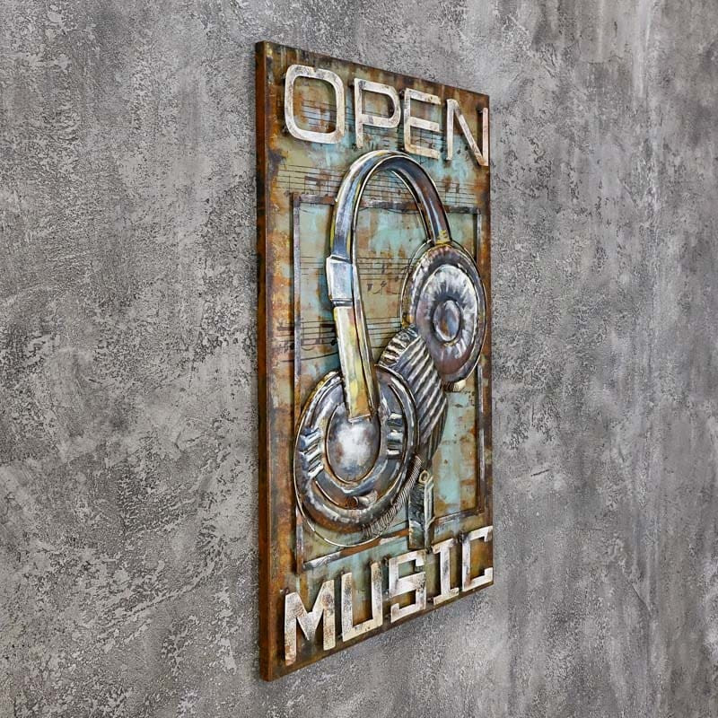 Železný 3D obraz HUDBA 2 - Seart.cz