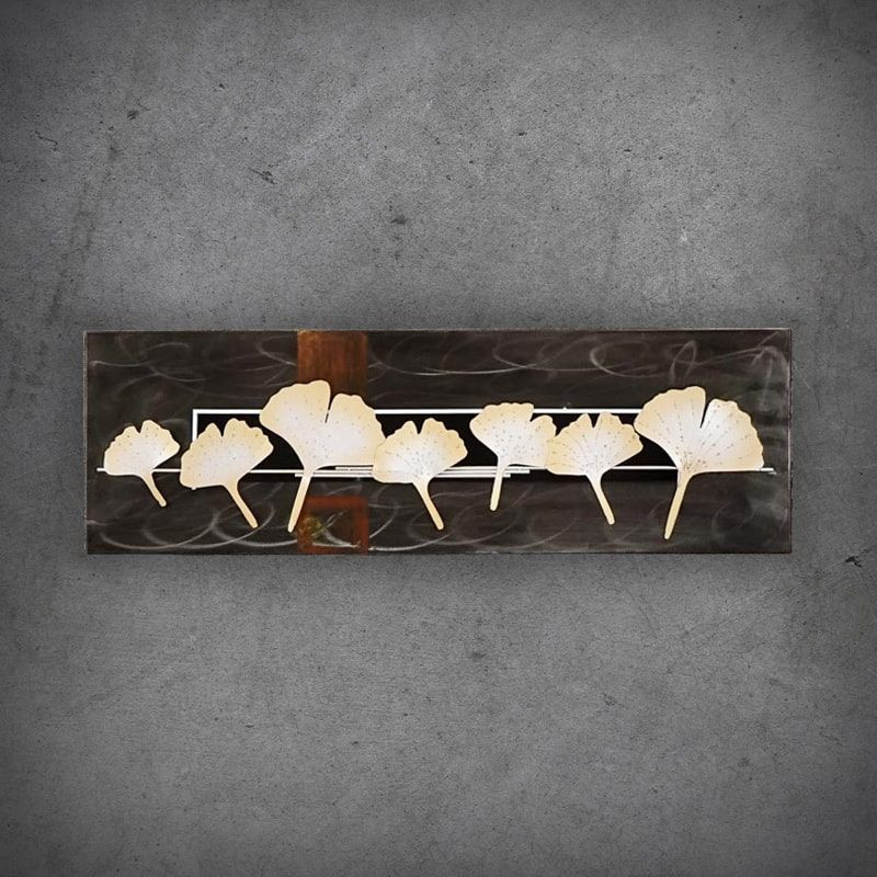 Kovový 3D obraz Ginko - Seart.cz