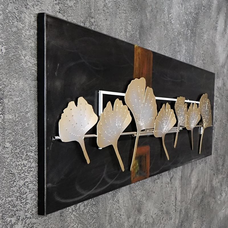 Kovový 3D obraz Ginko - Seart.cz