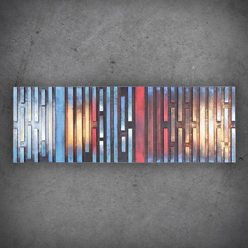 Dřevěný 3D obraz Panely - Seart.cz