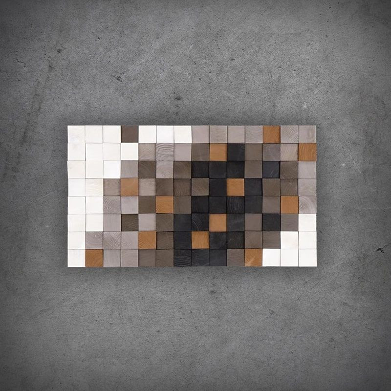 Dřevěný 3D obraz Mozaika 6 - Seart.cz