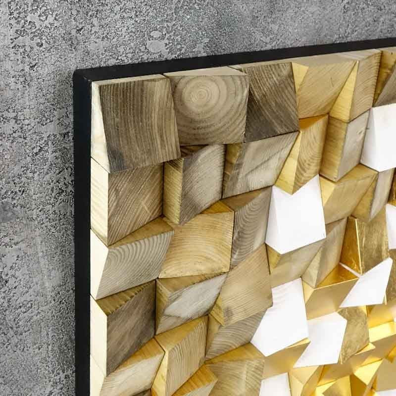 Dřevěný 3D obraz Mozaika 4 - Seart.cz