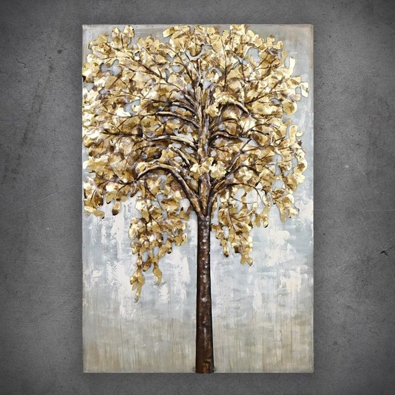 Kovový 3D obraz Strom - Seart.cz