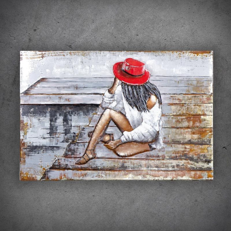 Kovový 3D obraz Redhat 2 - Seart.cz