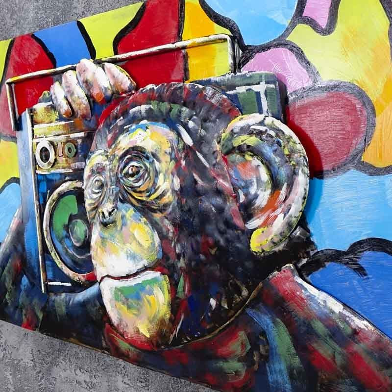 Železný 3D obraz Monkeys - Seart.cz