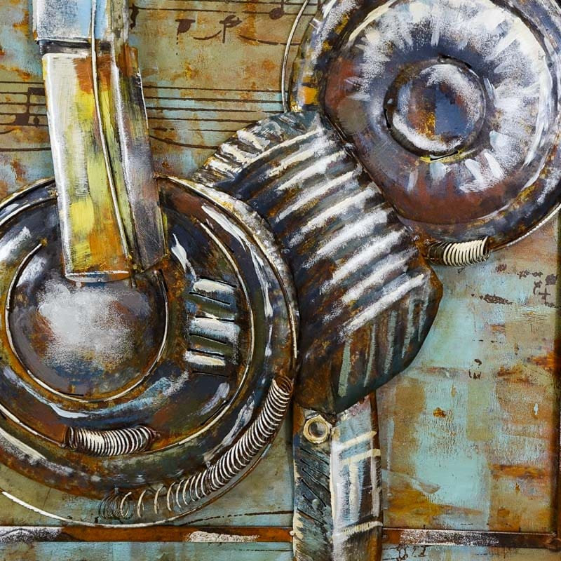 Železný 3D obraz HUDBA 2 - Seart.cz