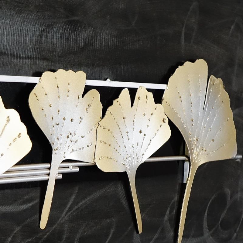Kovový 3D obraz Ginko - Seart.cz