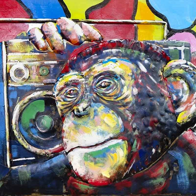 Železný 3D obraz Monkeys - Seart.cz