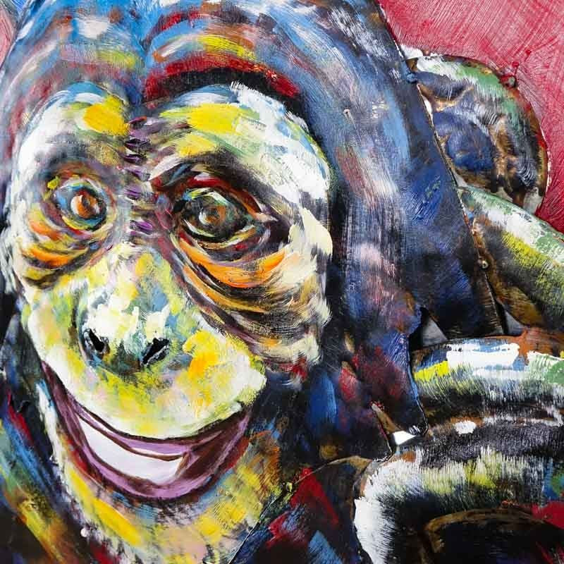 Železný 3D obraz Monkeys - Seart.cz