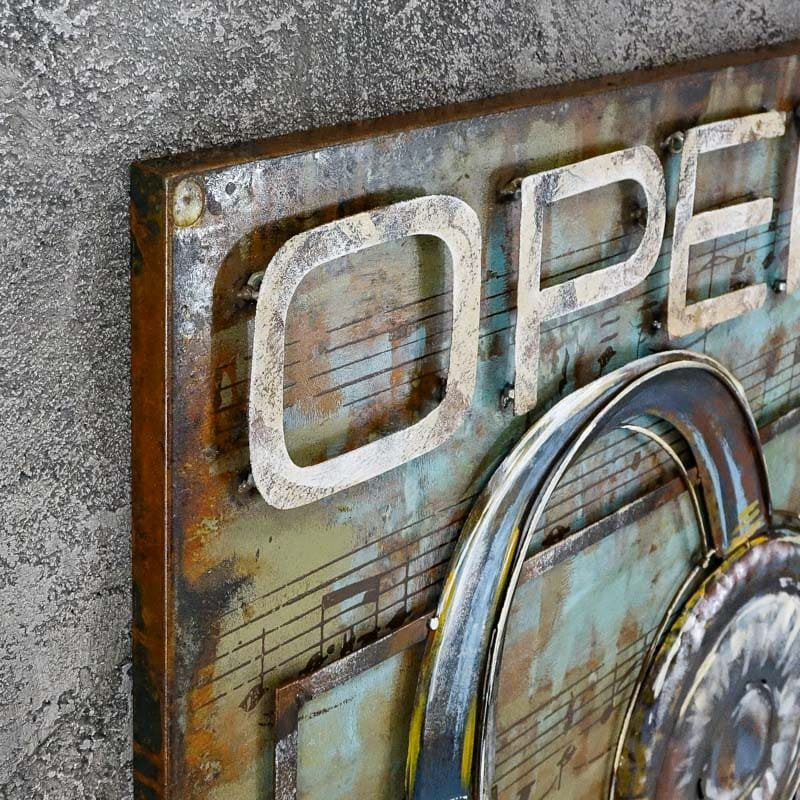 Železný 3D obraz HUDBA 2 - Seart.cz