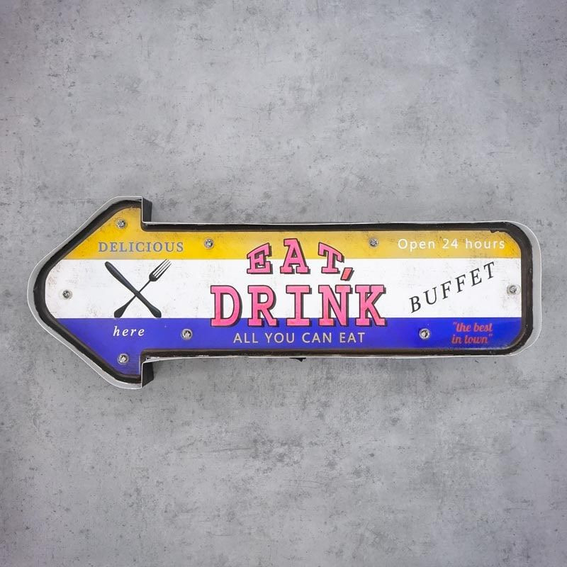 Světelný LED nápis Drink 1 - Seart.cz