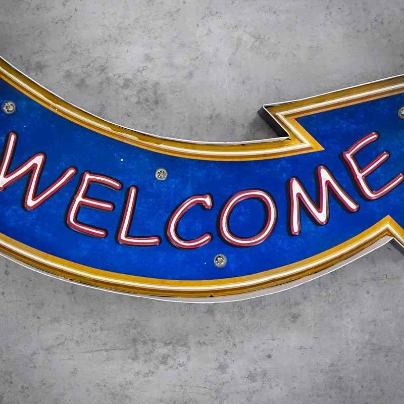 Světelný LED nápis Welcome 2 - Seart.cz