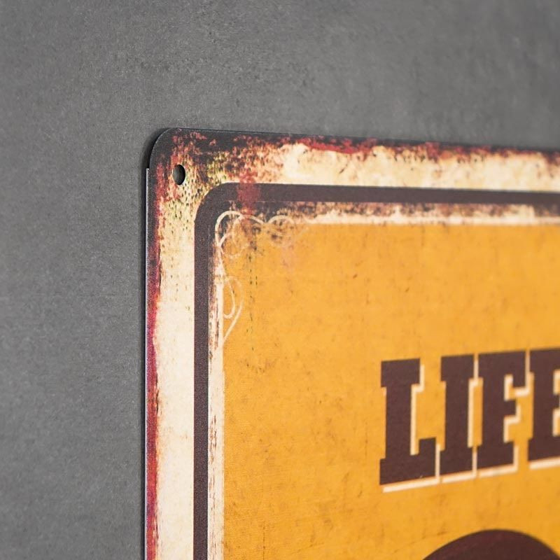 Kovová cedule Life Coffee - Seart.cz